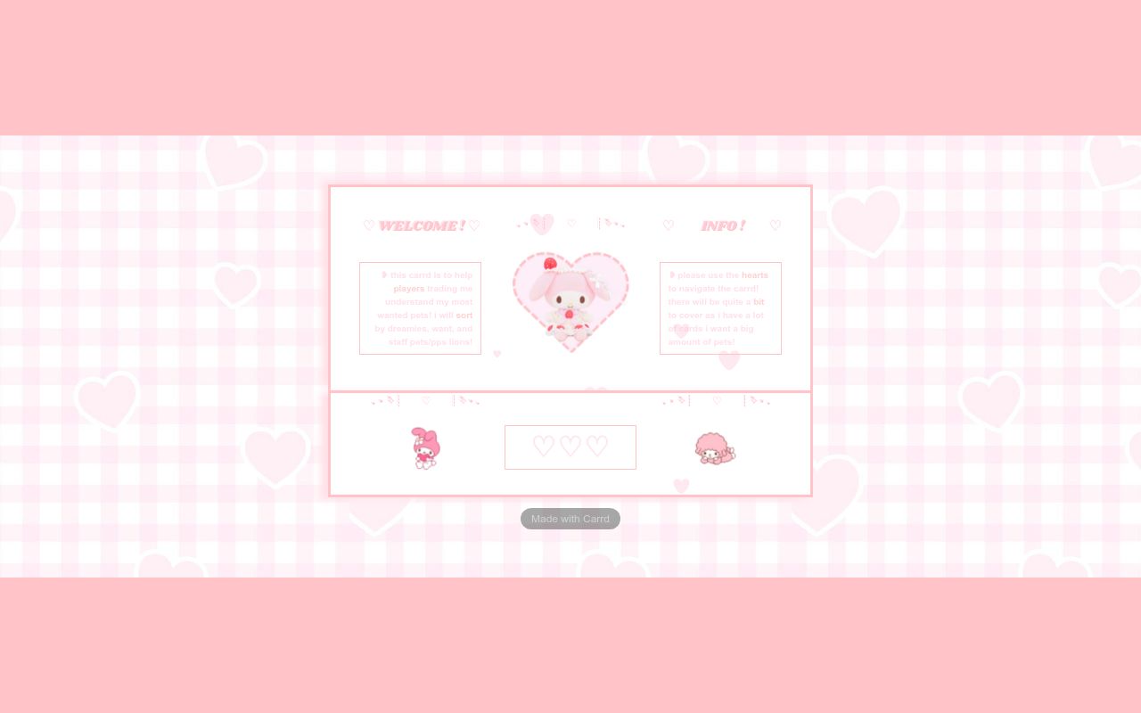 hina's wanted chicken smoothie pets!